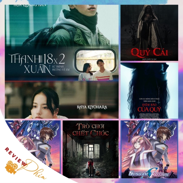 Review phim rạp: THANH XUÂN 18x2: LỮ TRÌNH HƯỚNG VỀ EM, MONKEY MAN BÁO THÙ, QUỶ CÁI, TRÒ CHƠI ...